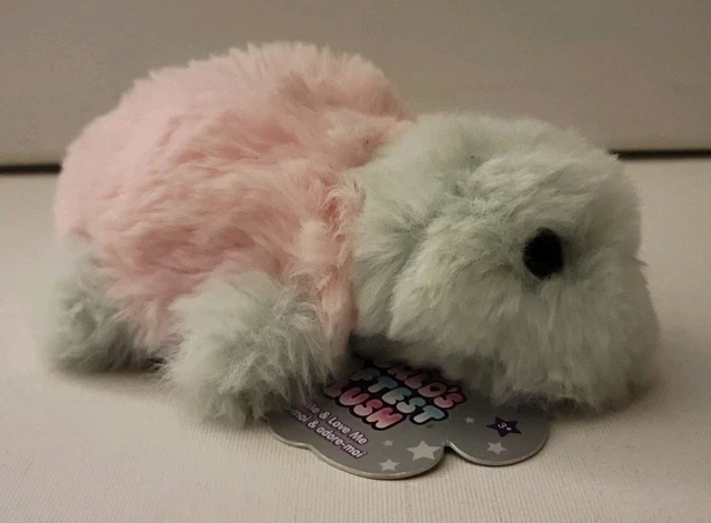 NEW WORLD’S SOFTEST Plush 10” Pink Grey Turtle Teddy Bear Tags ...