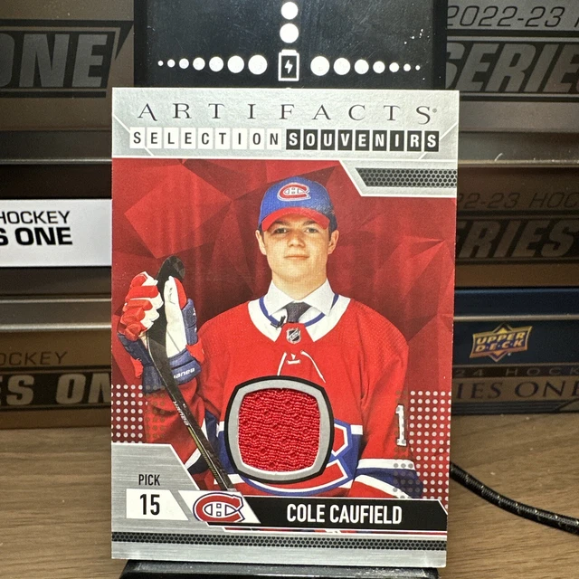 2023_24 ARTIFACTS SELECTION Souvenirs Cole Caufield Jersey Patch SS-CC ...