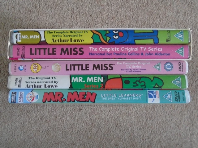 5 MR MEN And Little Miss kids DVD Job Lot Bundle £1.31 - PicClick UK