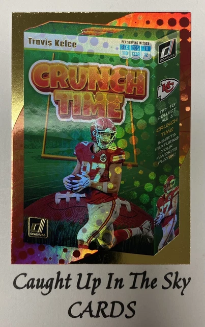 2023 DONRUSS FOOTBALL Travis Kelce Crunch Time! SSP Case Hit Kansas ...