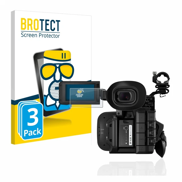 3X BROTECT ARMORED glass film matte for Canon XF605 protection glass ...