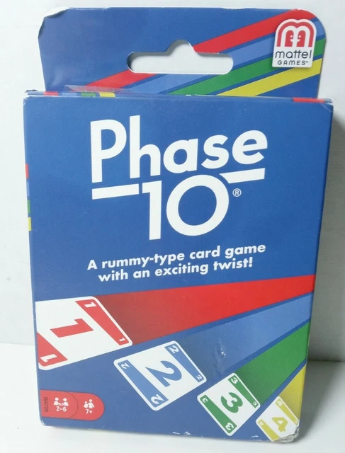 MATTEL PHASE 10 Card Game ROUGH PACKAGE New £9.48 - PicClick UK