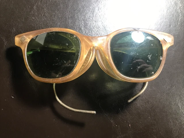 ANTIQUE FOLDING GREEN Safety Glass Folding Safety Welding Glasses ...