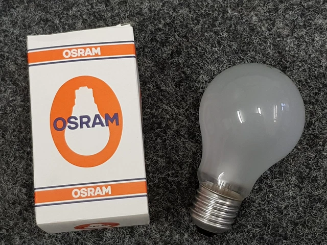 OSRAM PHOTOLAMPE 125V-130V 60W E27 EUR 4,90 - PicClick DE