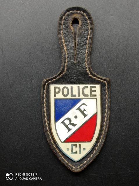ANCIEN INSIGNE DE Police Française en Côte d'Ivoire, CI ,AOF ,obsoléte ...