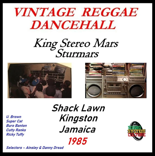 KING STEREOMARS STURMARS Soundsystem Shack Rasen Kingston Jamaika 1985 ...