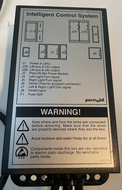 R NET ADVANCED Seat Controller for M300 Permobil Power Wheelchair $60. ...
