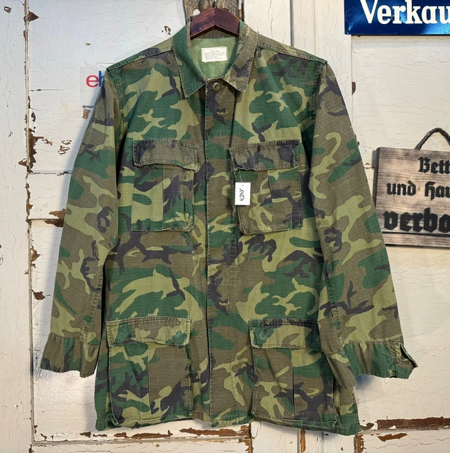 ORIG. US ARMEE M65 Hot Weather Field Jacket Vietnam Erdl Gr. S 1979 Rar ...