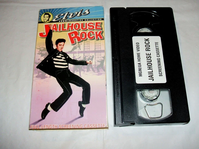 ELVIS PRESLEY JAILHOUSE Rock RARE PROMO VHS Tape SCREENING EDITION £12. ...