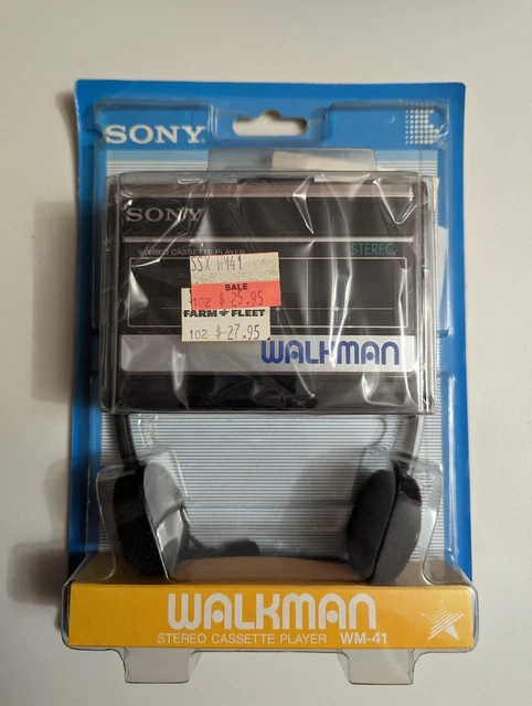 VINTAGE SONY WALKMAN WM-FX413 Radio Cassette Player With Box £74.99 ...
