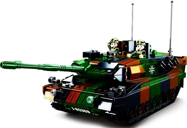 1X KMW MBT Leopard 2A5 BW German Army Kampfpanzer Panzer Tank Bausteine ...