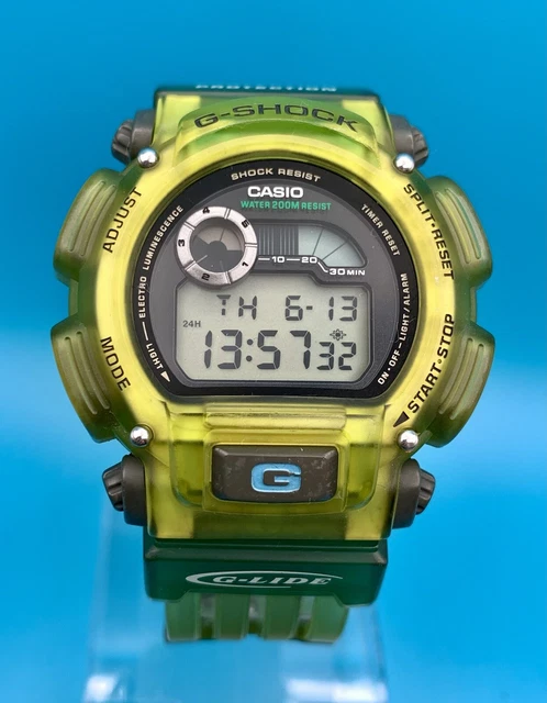 CASIO VINTAGE G-SHOCK DW-9000S-3VT G-lide Timer 1997 EUR 59,16 - PicClick IT
