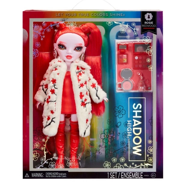 RAINBOW HIGH SHADOW High Series 3 Rosie Redwood Fashion Doll w/10 ...