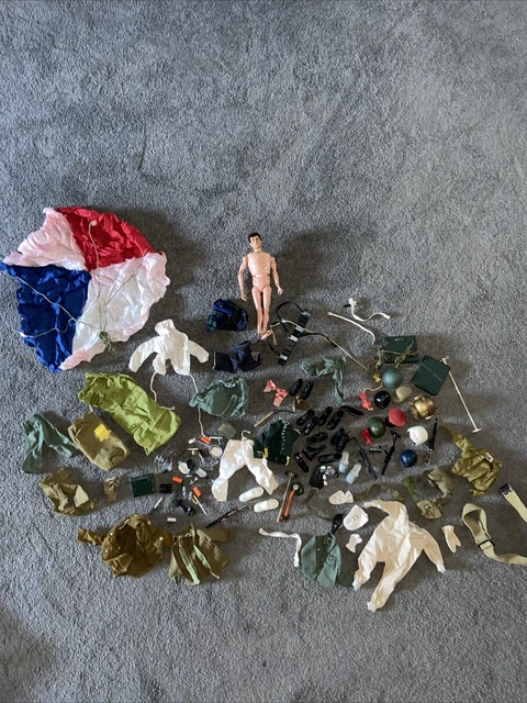 JOBLOT VINTAGE PALITOY Action Man Weapons / Clothing Rare 1960s / 1970s ...
