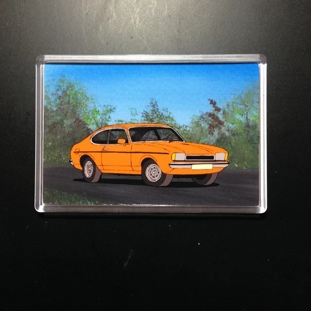 FORD CAPRI MK2 Clear plastic fridge magnet £3.29 - PicClick UK