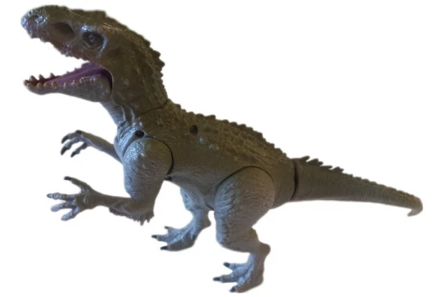 JURASSIC WORLD INDOMINUS Rex Battle Damage Chomping Action Hasbro 2015 ...