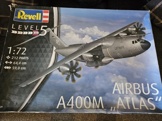 REVELL AIRBUS A400M 'ATLAS' Luftwaffe 1:72 Aircraft Model Kit 03929 £25 ...