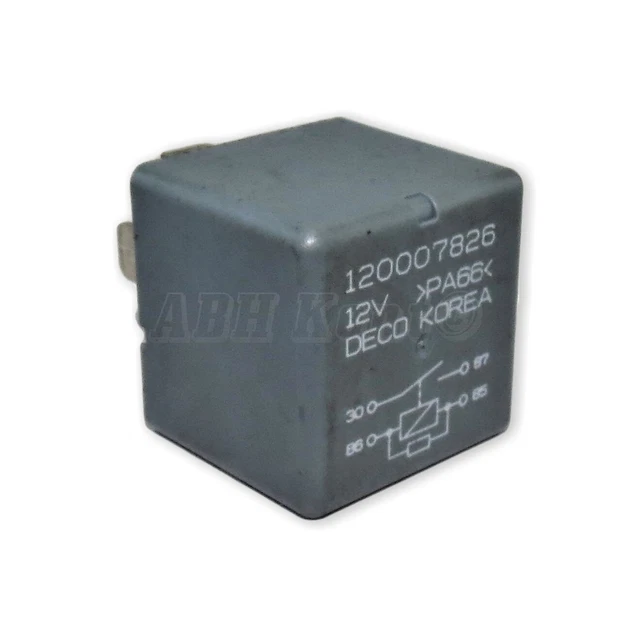 917-VAUXHALL OPEL (2012-2018) 4-Pin Grey/ Silver Relay 120007826 12V ...