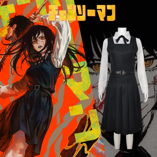 CHAINSAW MAN MITAKA Asa Cosplay Costume Dress Halloween Carnival Suits ...