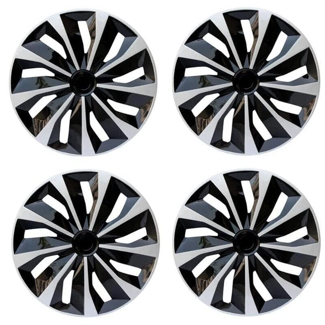 4X 16& INCH Wheel Covers Snap On Full Hub Caps Fit for R16 Tire & Steel ...