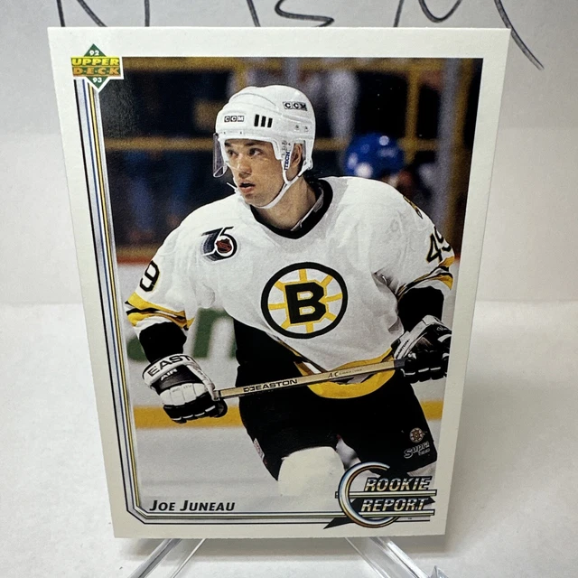 #354B JOE JUNEAU Boston Bruins 1992-93 pont supérieur EUR 4,60 ...