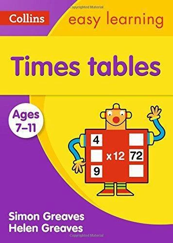 TIMES TABLES AGES 7-11: Ideal for home learning (Collins Easy Learning ...