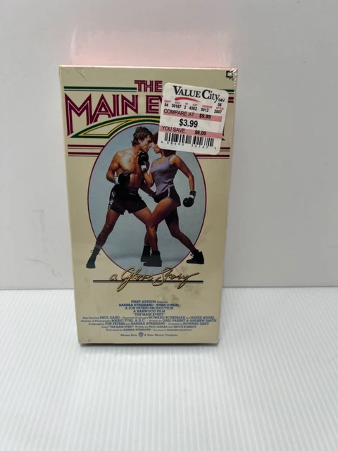 THE MAIN EVENT (vhs) Ryan O'Neal, Barbra Streisand, Paul Sand. NEW ...