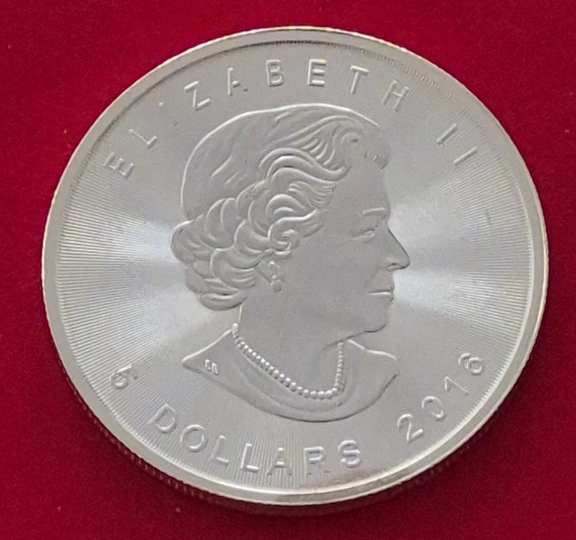 2016 CANADA 1 oz. Silver MAPLE LEAF Coin (with capsule) £4.99 - PicClick UK