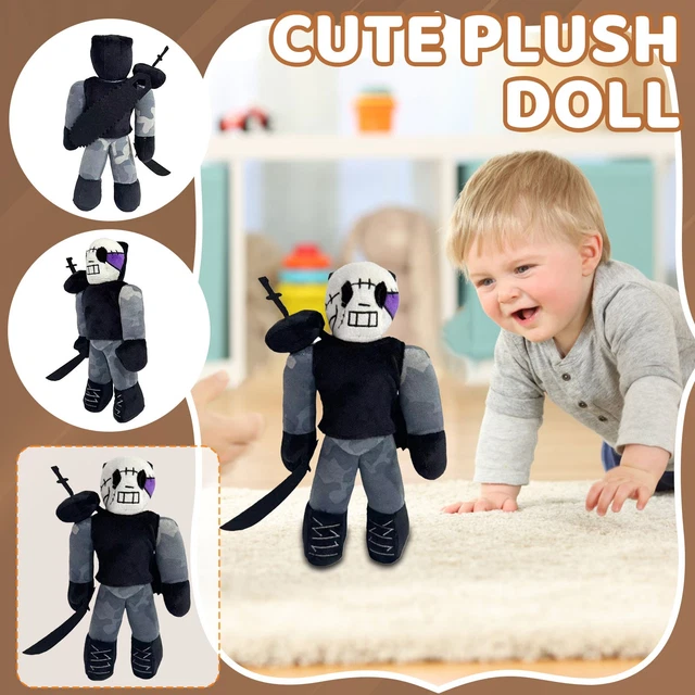 28CM FORSAKEN SLASHER Plush Toy, Soft Roblox Plushie Doll Kids Birthday ...