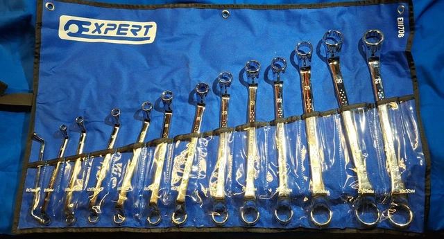 EXPERT E111706 (MAC Tools) 13 pc Deep offset METRIC 12pt box wrench set ...
