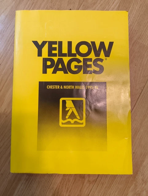 CHESTER & NORTH WALES Yellow Pages Telephone Directory 1995/96 ...
