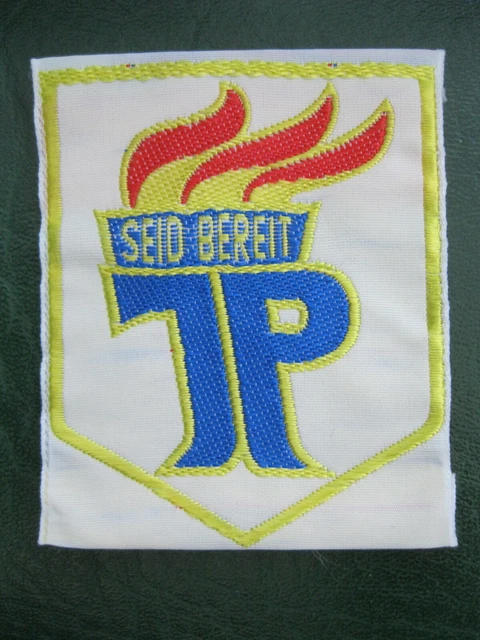 DDR SEID BEREIT Pionierorganisation JP Pioniere Schule Aufnäher Patch ...