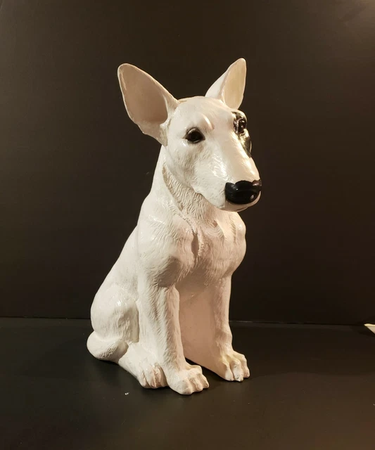 UNIVERSAL STATUARY CORP 1987 Spuds MacKenzie Statue Bull Terrier Dog ...