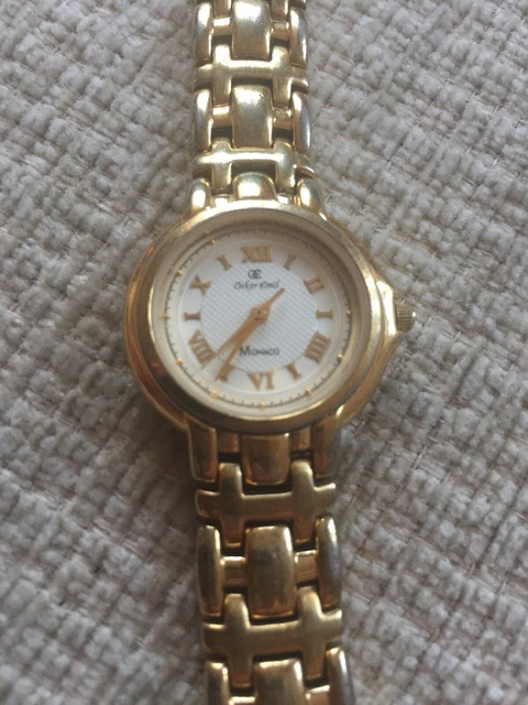 OSKAR EMIL MONACO 18k Gold Plated Watch Model 6617L £10.99 - PicClick UK