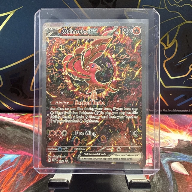 POKEMON PHANTASMAL FLAMES Promo Card 024 Oricorio EX Charizard UPC - M ...
