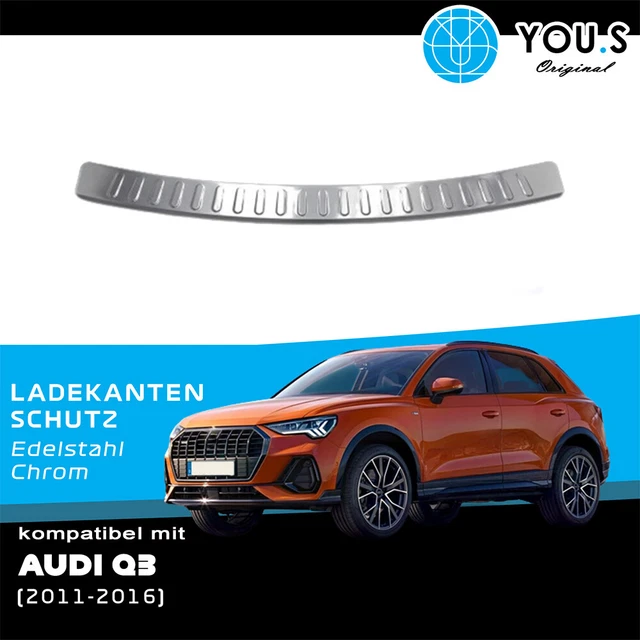 YOU.S ORIGINAL LOAD sill protection chrome stainless steel for Audi Q3 ...