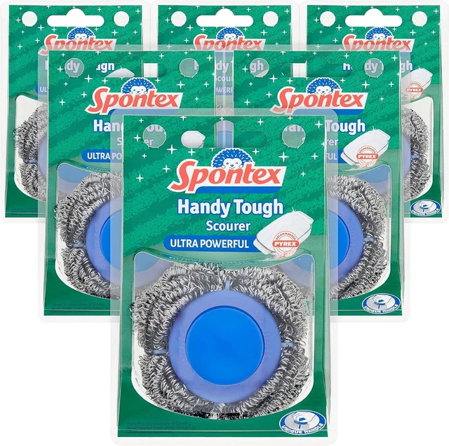 SPONTEX HANDY TOUGH Scourer Pack of 6 £10.36 - PicClick UK