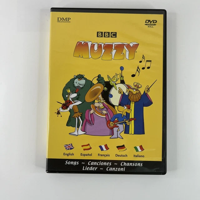 BBC MUZZY EARLY Multilingual Songs DVD Vocabulary Building French Spanish £12.28 - PicClick UK