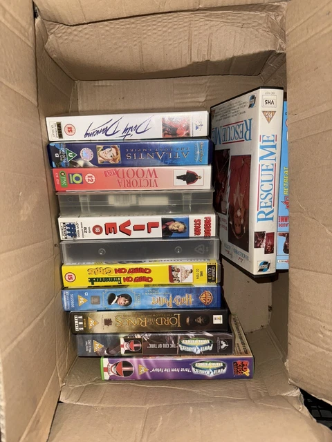 VHS VIDEO TAPES Bundle 13x Lord Of Rings - Harry Potter - Disney - Kids ...