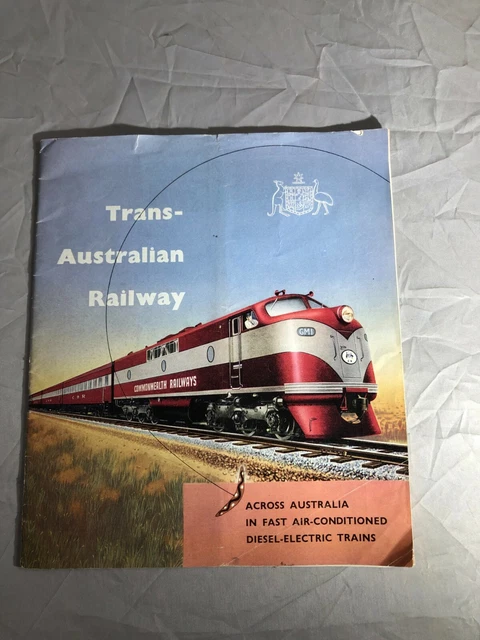 TRANS-AUSTRALIAN RAILWAY BROCHURE Commonwealth Railways EUR 38,54 ...