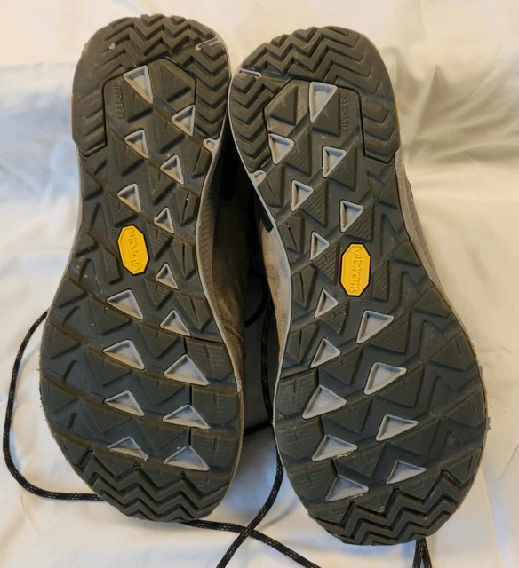 MERRELL HIKING BOOTS Olive J84961 Mens 8.5 Vibram Sole Cordura Brand ...