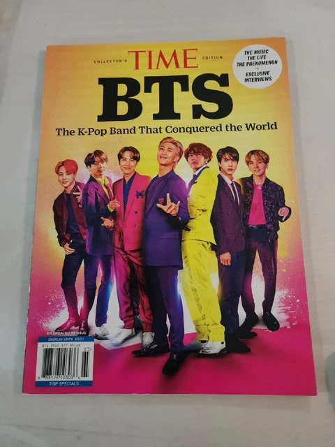 BTS K-POP BAND Conquered World Collectors Time Edition Magazine 2021 £7 ...