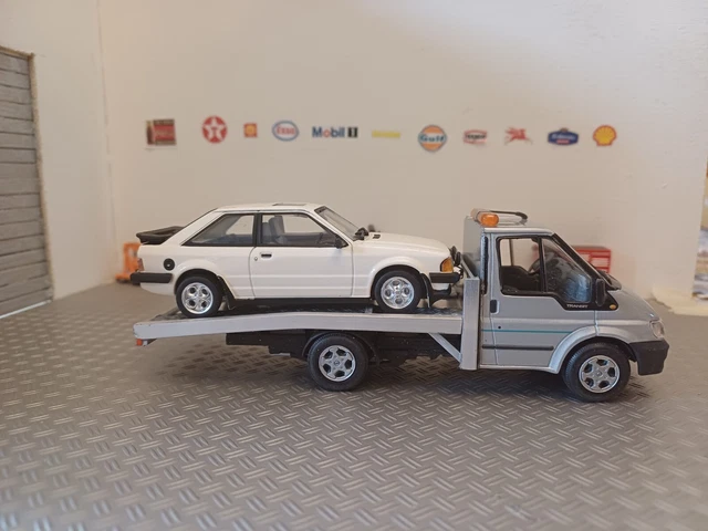 FORD TRANSIT BEAVERTAIL With Ford Escort Mk3 XR3i. 1.43 Code 3model ...