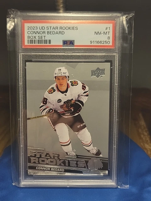 CARTA 2023-24 UPPER Deck Star Rookies Connor Bedard Rookie RC #1 PSA 8 EUR 9,32 - PicClick IT