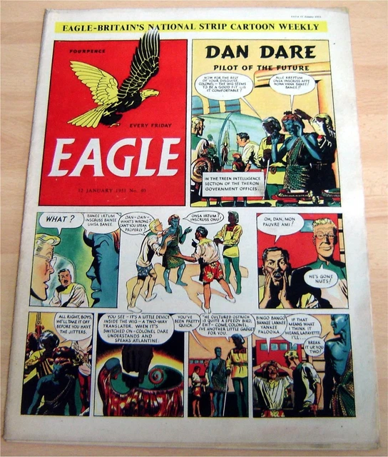EAGLE COMIC VOL.1 No.40,1951 - COMPLETE - DAN DARE Frank Hampson - £6.99 - PicClick UK