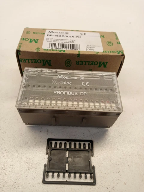 EATON MOELLER DP-16DO/0.5A-PK PB-DP Digital Output Module 224020 WINbloc Profibu $715.45 ...