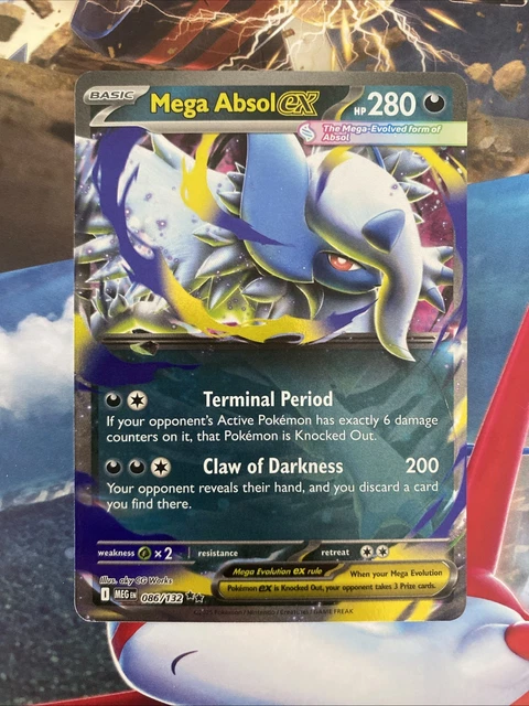 POKEMON TCG MEGA Evolutions Mega Absol Ex 086/132 EUR 0,56 - PicClick FR