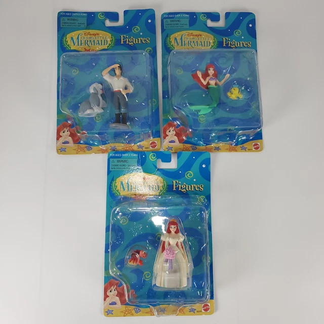 VINTAGE 90'S DISNEY The Little Mermaid Figure Sets - Lot of 3 - New $39 ...