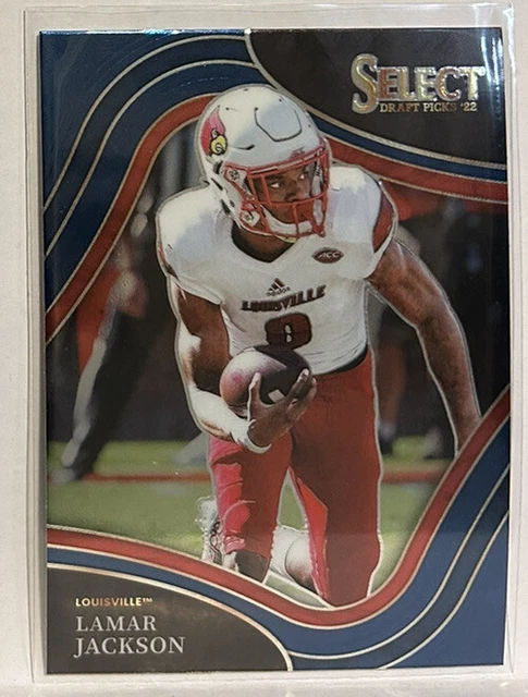 LAMAR JACKSON BALTIMORE Ravens 2022 Select Draft Picks Field Level Card ...