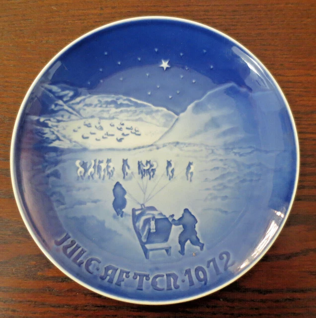 RARE VINTAGE ROYAL Copenhagen 1972 Christmas In Greenland Plate $25.00 ...